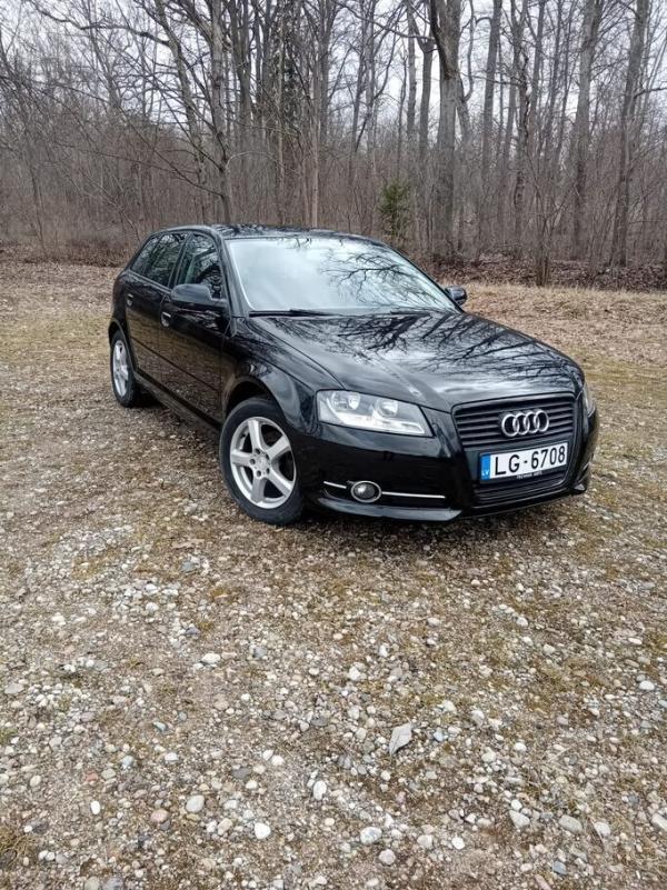 Black Audi A3 2010 in Tukums, with an engine capacity of 1.60 L and mileage of 340 thousand km for 3790 €, photo 4 on AUTOMOTO.COM.LV
