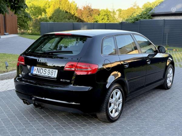Melns Audi A3 2010 Viļņa, ar dzinēja tilpumu 2.00 L un nobraukumu 282 tūkst. km par 4800 €, foto 4 vietnē AUTOMOTO.COM.LV
