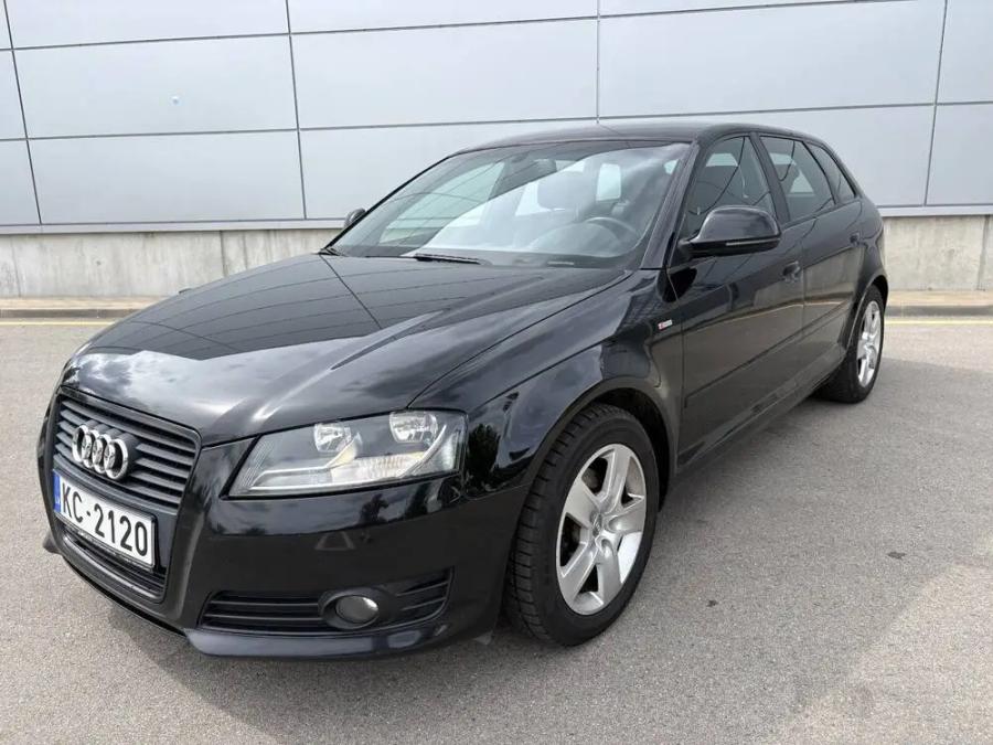 Black Audi A3 2010 in Jurmala, with an engine capacity of 2.00 L and mileage of 310 thousand km for 4990 €, photo 5 on AUTOMOTO.COM.LV