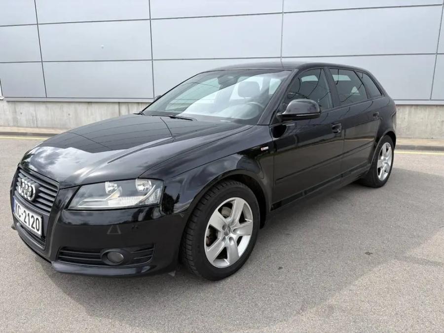 Black Audi A3 2010 in Jurmala, with an engine capacity of 2.00 L and mileage of 310 thousand km for 4990 €, photo 9 on AUTOMOTO.COM.LV