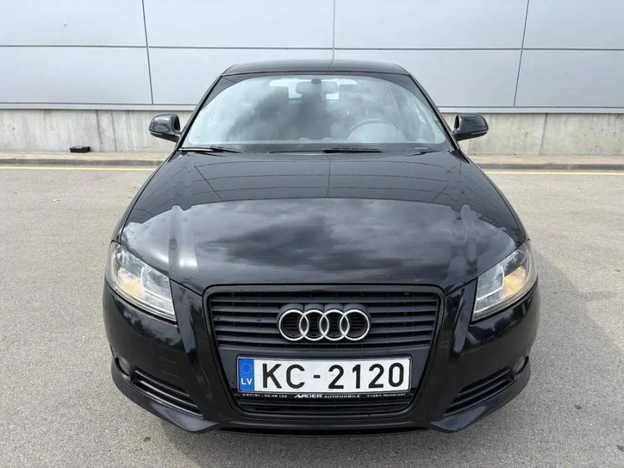 Black Audi A3 2010 in Jurmala, with an engine capacity of 2.00 L and mileage of 310 thousand km for 4990 €, photo 10 on AUTOMOTO.COM.LV