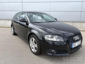 Melns Audi A3 2010 Rīga, ar dzinēja tilpumu 2.00 L un nobraukumu 310 tūkst. km par 4650 €, foto  vietnē AUTOMOTO.COM.LV