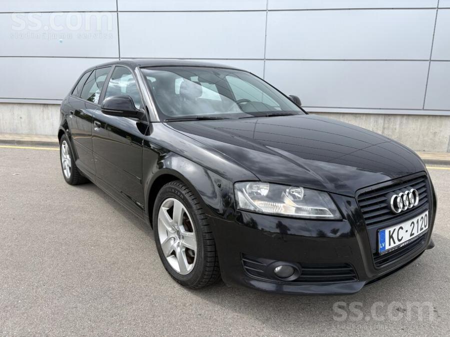 Melns Audi A3 2010 Rīga, ar dzinēja tilpumu 2.00 L un nobraukumu 310 tūkst. km par 4650 €, foto 1 vietnē AUTOMOTO.COM.LV