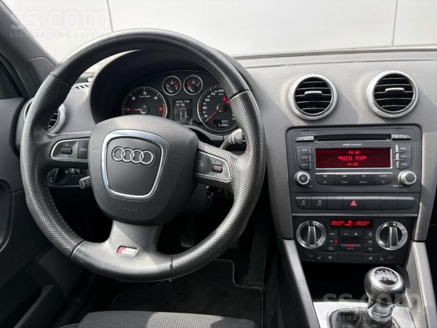 Melns Audi A3 2010 Rīga, ar dzinēja tilpumu 2.00 L un nobraukumu 310 tūkst. km par 4650 €, foto 11 vietnē AUTOMOTO.COM.LV