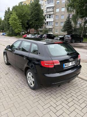 Black Audi A3 2010 in Kaunas, with an engine capacity of 1.60 L and mileage of 219 thousand km for 2400 €, photo 6 on AUTOMOTO.COM.LV