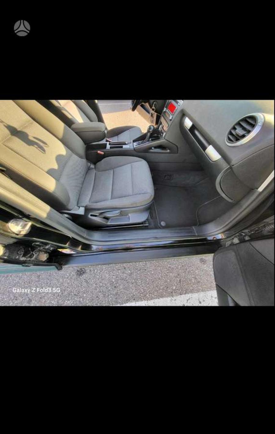 Black Audi A3 2010 in Kaunas, with an engine capacity of 1.60 L and mileage of 219 thousand km for 2400 €, photo 13 on AUTOMOTO.COM.LV
