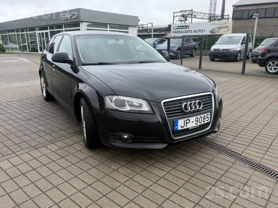 Melns Audi A3 2010 Liepāja, ar dzinēja tilpumu 1.60 L un nobraukumu 340 tūkst. km par 3800 €, foto 1 vietnē AUTOMOTO.COM.LV