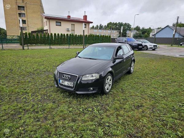 Black Audi A3 2010 in Kaunas, with an engine capacity of 1.60 L and mileage of 380 thousand km for 3500 €, photo 1 on AUTOMOTO.COM.LV