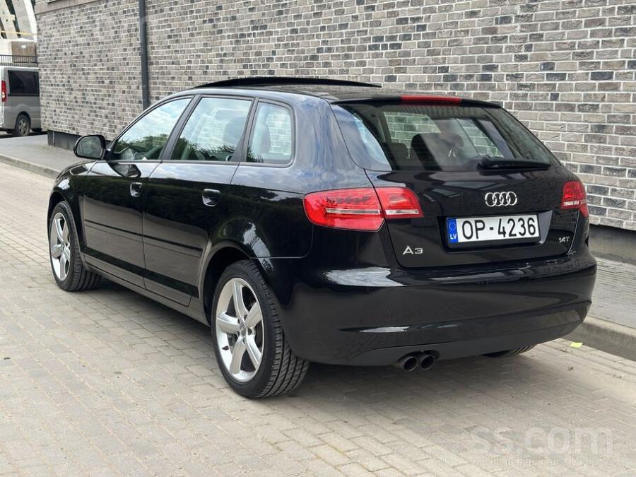 Черный Ауди А3 2010 в Тукумс, объемом двигателя 1.40 л и пробегом 159 тыс. км за 4990 €, фото 7 на AUTOMOTO.COM.LV