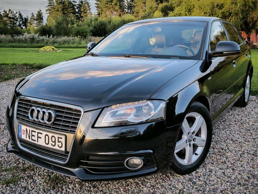 Black Audi A3 2010 in Trakai, with an engine capacity of 2.00 L and mileage of 264 thousand km for 4390 €, photo 1 on AUTOMOTO.COM.LV