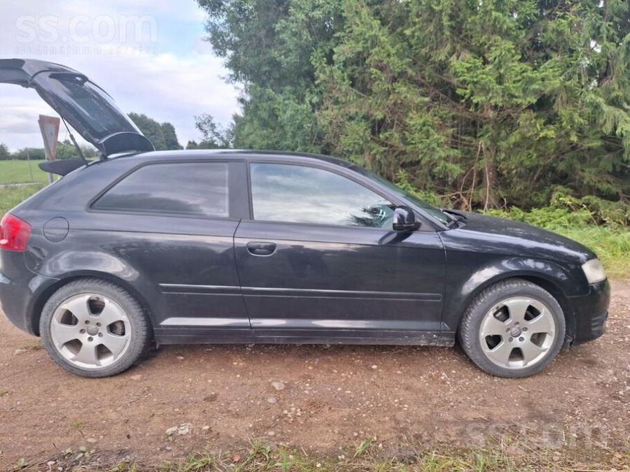 Black Audi A3 2010 in Liepaja, with an engine capacity of 1.60 L and mileage of 230 thousand km for 4000 €, photo 1 on AUTOMOTO.COM.LV