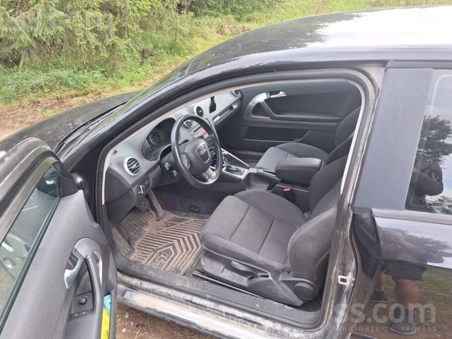 Black Audi A3 2010 in Liepaja, with an engine capacity of 1.60 L and mileage of 230 thousand km for 4000 €, photo 6 on AUTOMOTO.COM.LV