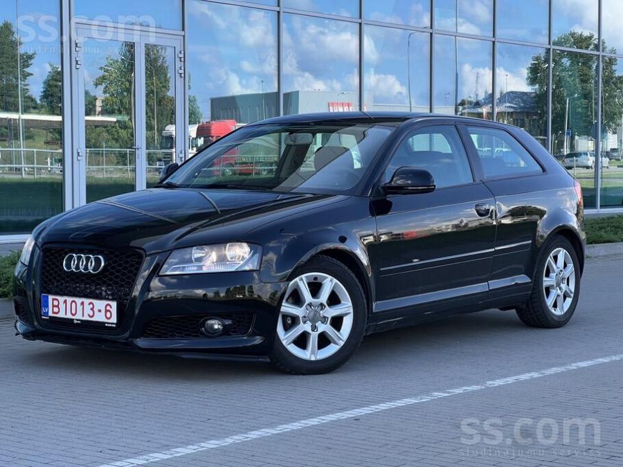 Melns Audi A3 2010 Rēzekne, ar dzinēja tilpumu 1.60 L un nobraukumu 275 tūkst. km par 4590 €, foto 1 vietnē AUTOMOTO.COM.LV