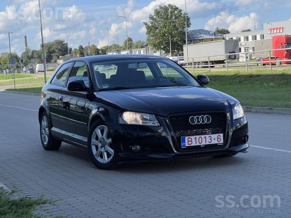 Black Audi A3 2010 in Rezekne, with an engine capacity of 1.60 L and mileage of 275 thousand km for 4590 €, photo 2 on AUTOMOTO.COM.LV