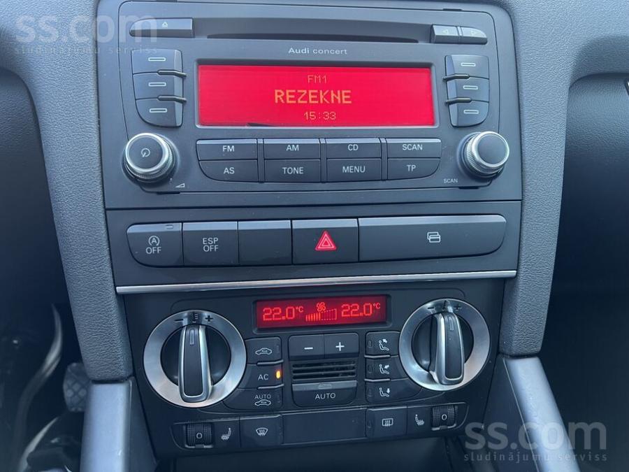 Melns Audi A3 2010 Rēzekne, ar dzinēja tilpumu 1.60 L un nobraukumu 275 tūkst. km par 4590 €, foto 12 vietnē AUTOMOTO.COM.LV