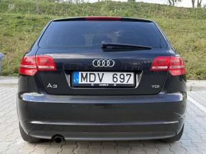 Black Audi A3 2010 in Vilnius, with an engine capacity of 1.60 L and mileage of 321 thousand km for 3500 €, photo 6 on AUTOMOTO.COM.LV