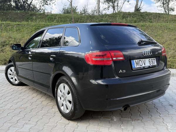 Melns Audi A3 2010 Viļņa, ar dzinēja tilpumu 1.60 L un nobraukumu 321 tūkst. km par 3500 €, foto 7 vietnē AUTOMOTO.COM.LV