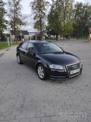 Black Audi A3 2010 in Jelgava, with an engine capacity of 1.60 L and mileage of 340 thousand km for 3800 €, photo  on AUTOMOTO.COM.LV