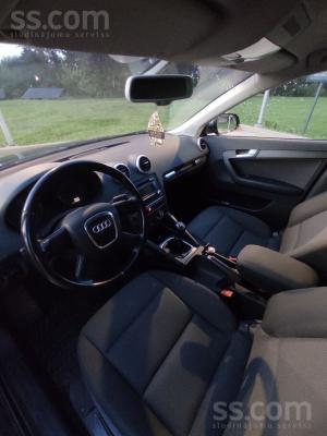Black Audi A3 2010 in Jelgava, with an engine capacity of 1.60 L and mileage of 340 thousand km for 3800 €, photo 8 on AUTOMOTO.COM.LV