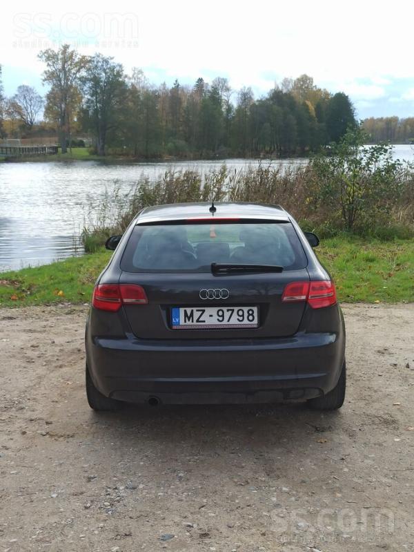 Black Audi A3 2010 in Aluksne, with an engine capacity of 1.60 L and mileage of 281 thousand km for 3500 €, photo 5 on AUTOMOTO.COM.LV