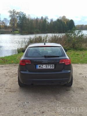 Black Audi A3 2010 in Aluksne, with an engine capacity of 1.60 L and mileage of 281 thousand km for 3500 €, photo 5 on AUTOMOTO.COM.LV