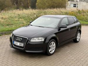 Black Audi A3 2010 in Vilnius, with an engine capacity of 1.90 L and mileage of 279 thousand km for 3900 €, photo 3 on AUTOMOTO.COM.LV