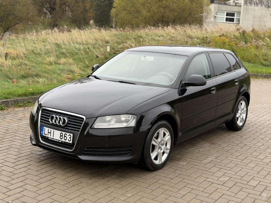 Black Audi A3 2010 in Vilnius, with an engine capacity of 1.90 L and mileage of 290 thousand km for 3800 €, photo 1 on AUTOMOTO.COM.LV