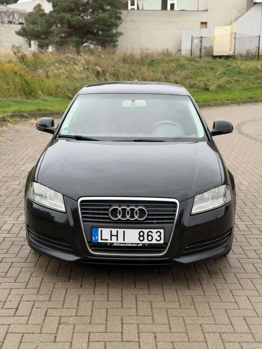 Black Audi A3 2010 in Vilnius, with an engine capacity of 1.90 L and mileage of 290 thousand km for 3800 €, photo 4 on AUTOMOTO.COM.LV