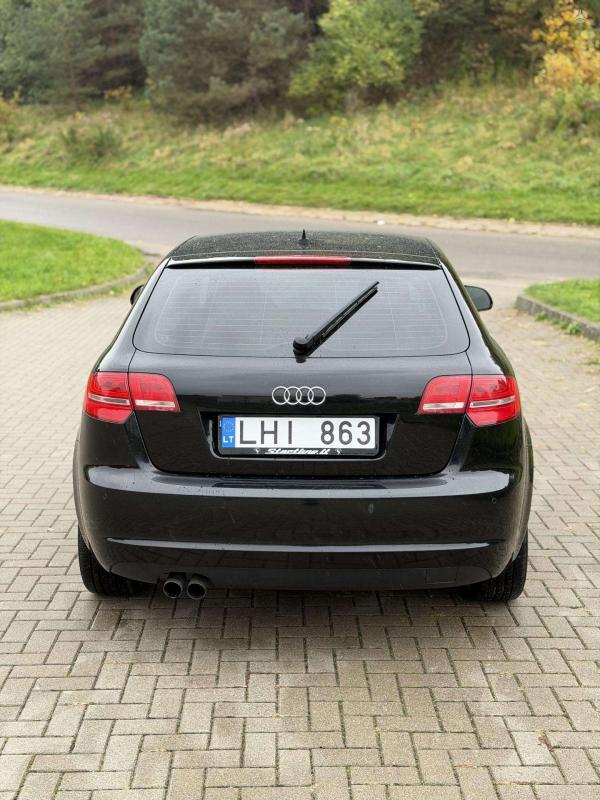 Melns Audi A3 2010 Viļņa, ar dzinēja tilpumu 1.90 L un nobraukumu 290 tūkst. km par 3800 €, foto 7 vietnē AUTOMOTO.COM.LV