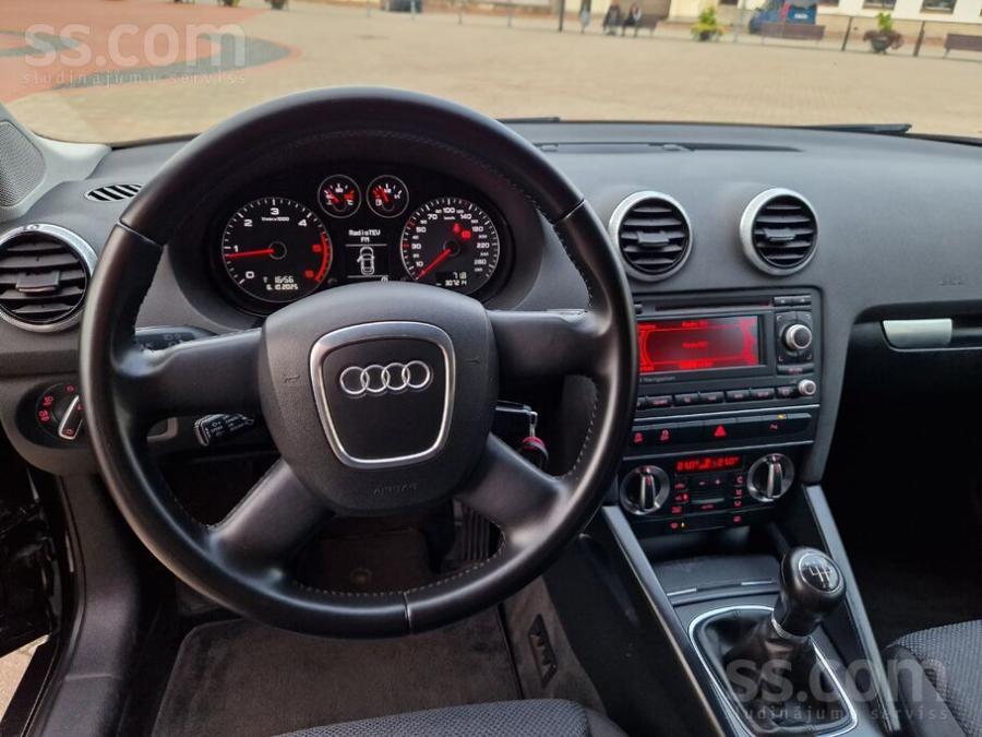 Melns Audi A3 2011 Bauska, ar dzinēja tilpumu 1.60 L un nobraukumu 307 tūkst. km par 4250 €, foto 12 vietnē AUTOMOTO.COM.LV