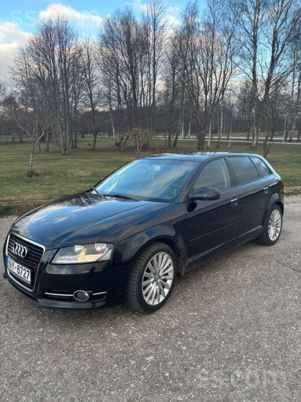 Black Audi A3 2011 in Liepaja, with an engine capacity of 1.60 L and mileage of 428 thousand km for 3560 €, photo 1 on AUTOMOTO.COM.LV