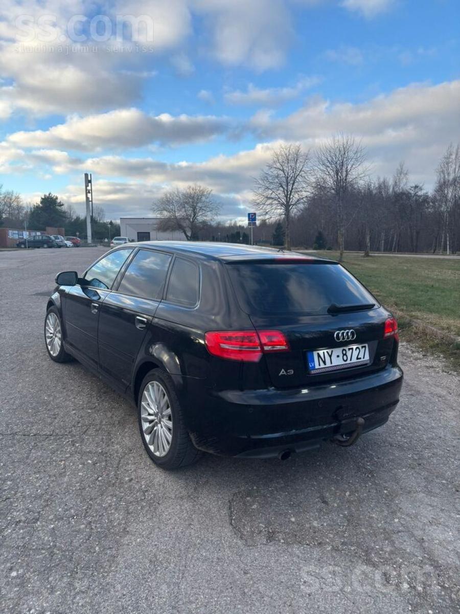 Melns Audi A3 2011 Liepāja, ar dzinēja tilpumu 1.60 L un nobraukumu 428 tūkst. km par 3560 €, foto 4 vietnē AUTOMOTO.COM.LV