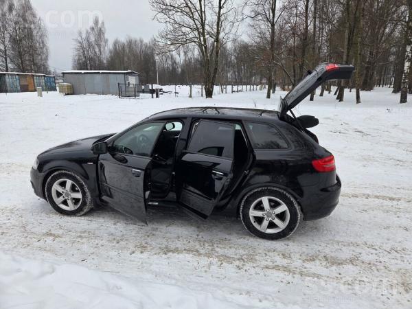 Black Audi A3 2011 in Riga, with an engine capacity of 1.60 L and mileage of 212 thousand km for 6500 €, photo 5 on AUTOMOTO.COM.LV