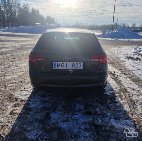 Black Audi A3 2011 in Vilnius, with an engine capacity of 1.60 L and mileage of 310 thousand km for 4800 €, photo 5 on AUTOMOTO.COM.LV