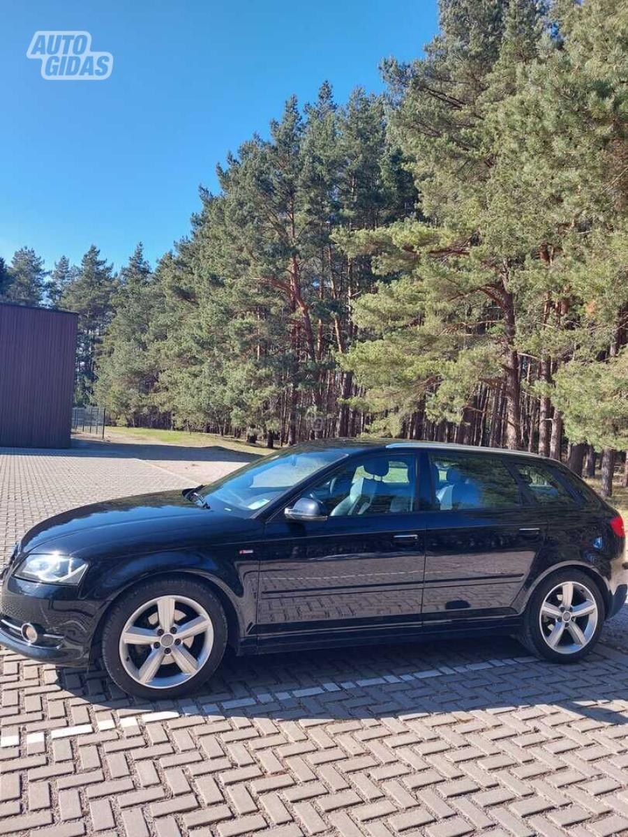 Black Audi A3 2011 in Vilnius, with an engine capacity of 2.00 L and mileage of 287 thousand km for 4999 €, photo 6 on AUTOMOTO.COM.LV