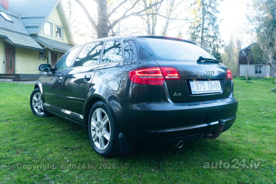 Black Audi A3 2011 in Tallinn, with an engine capacity of 1.60 L and mileage of 321 thousand km for 6990 €, photo 6 on AUTOMOTO.COM.LV