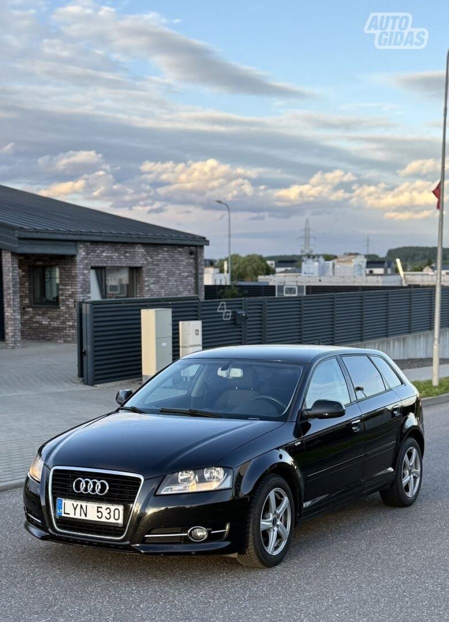Melns Audi A3 2011 Viļņa, ar dzinēja tilpumu 1.60 L un nobraukumu 228 tūkst. km par 5999 €, foto 1 vietnē AUTOMOTO.COM.LV