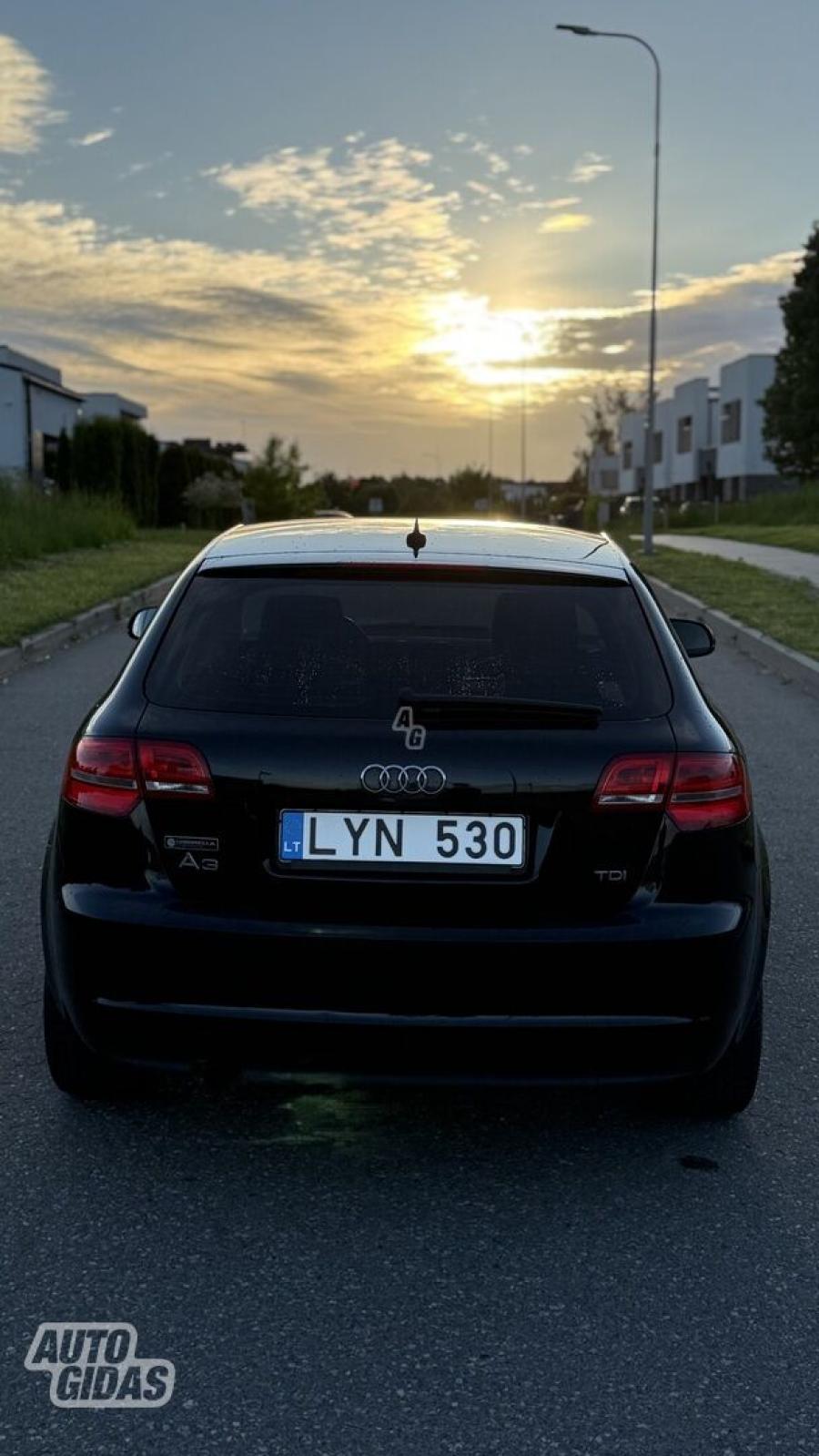 Melns Audi A3 2011 Viļņa, ar dzinēja tilpumu 1.60 L un nobraukumu 228 tūkst. km par 5999 €, foto 4 vietnē AUTOMOTO.COM.LV