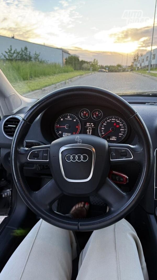 Melns Audi A3 2011 Viļņa, ar dzinēja tilpumu 1.60 L un nobraukumu 228 tūkst. km par 5999 €, foto 5 vietnē AUTOMOTO.COM.LV