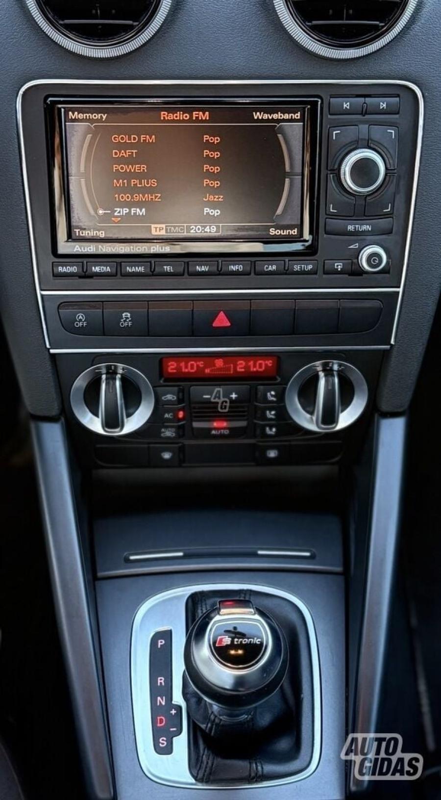 Melns Audi A3 2011 Viļņa, ar dzinēja tilpumu 1.60 L un nobraukumu 228 tūkst. km par 5999 €, foto 7 vietnē AUTOMOTO.COM.LV
