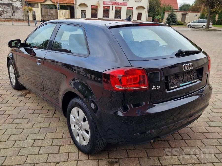 Black Audi A3 2011 in Bauska, with an engine capacity of 1.60 L and mileage of 307 thousand km for 3650 €, photo 7 on AUTOMOTO.COM.LV