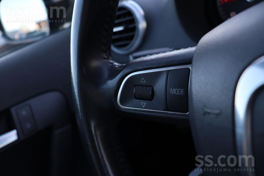 Black Audi A3 2011 in Riga, with an engine capacity of 2.00 L and mileage of 318 thousand km for 6890 €, photo 18 on AUTOMOTO.COM.LV