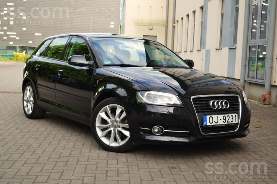 Black Audi A3 2011 in Jelgava, with an engine capacity of 1.20 L and mileage of 0 thousand km for 4990 €, photo 1 on AUTOMOTO.COM.LV