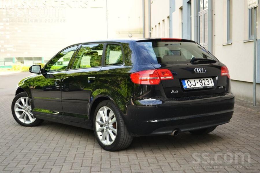 Black Audi A3 2011 in Jelgava, with an engine capacity of 1.20 L and mileage of 0 thousand km for 4990 €, photo 5 on AUTOMOTO.COM.LV