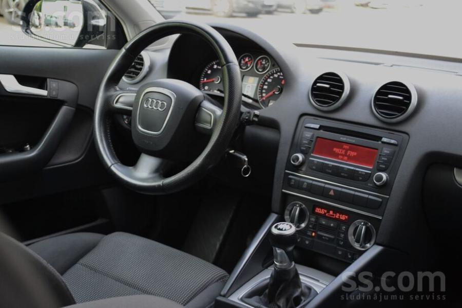 Black Audi A3 2011 in Jelgava, with an engine capacity of 1.20 L and mileage of 0 thousand km for 4990 €, photo 11 on AUTOMOTO.COM.LV