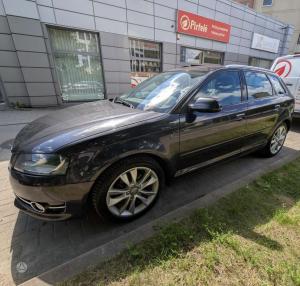 Черный Ауди А3 2011 в Вильнюс, объемом двигателя 1.97 л и пробегом 305 тыс. км за 4500 €, фото 3 на AUTOMOTO.COM.LV