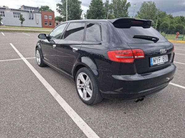 Black Audi A3 2011 in Prienai, with an engine capacity of 0.00 L and mileage of 167 thousand km for 4550 €, photo 4 on AUTOMOTO.COM.LV