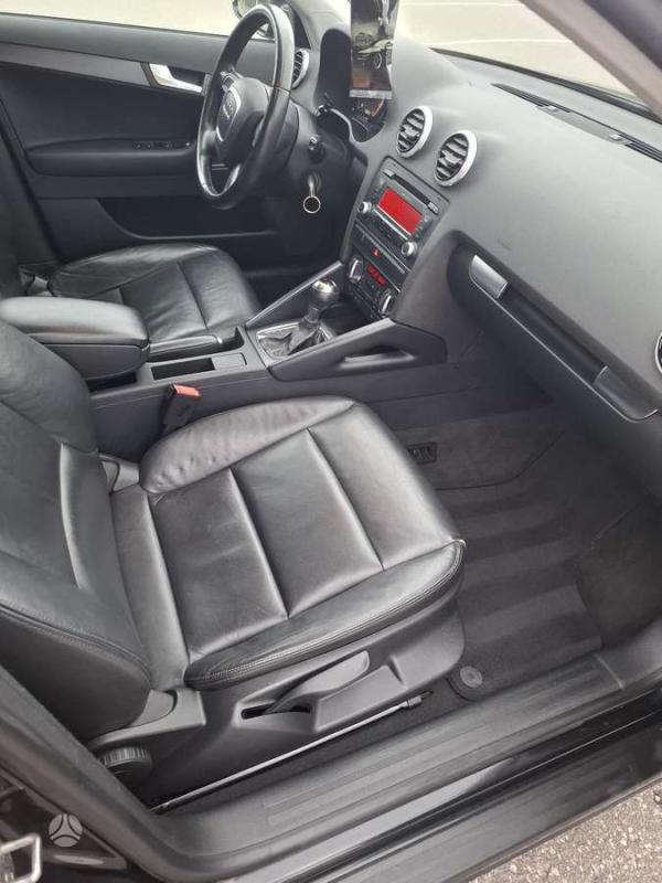 Black Audi A3 2011 in Prienai, with an engine capacity of 0.00 L and mileage of 167 thousand km for 4550 €, photo 8 on AUTOMOTO.COM.LV
