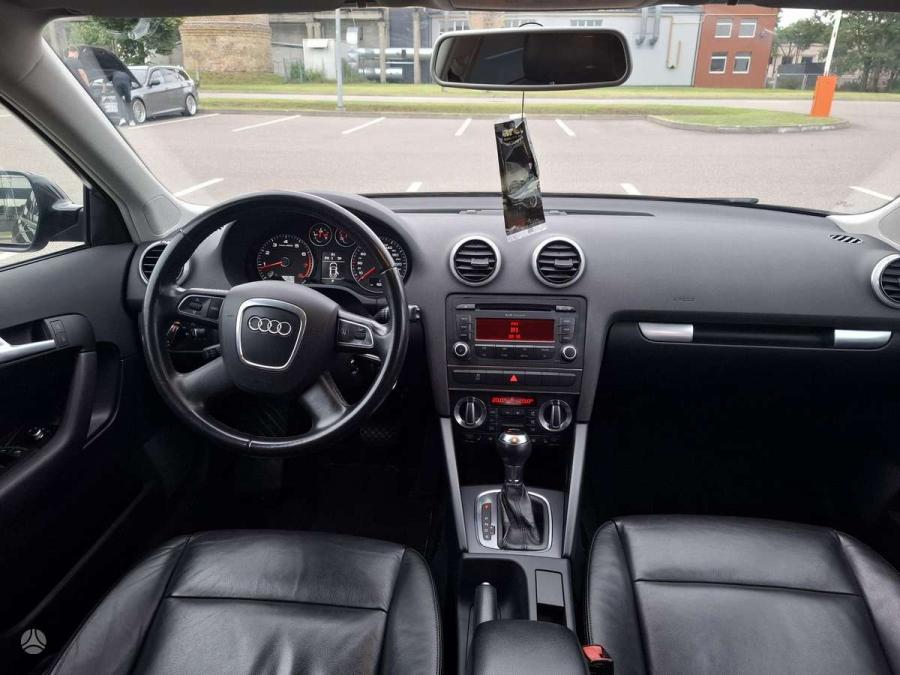 Black Audi A3 2011 in Prienai, with an engine capacity of 1.80 L and mileage of 167 thousand km for 4250 €, photo 8 on AUTOMOTO.COM.LV