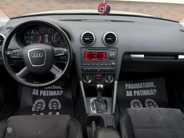 Melns Audi A3 2011 Kretinga, ar dzinēja tilpumu 2.00 L un nobraukumu 279 tūkst. km par 6350 €, foto 9 vietnē AUTOMOTO.COM.LV